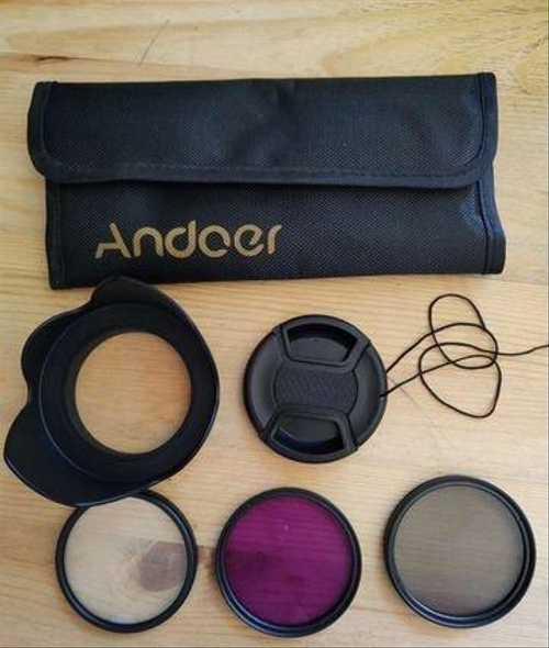 Комплект фильтров для фотоаппарата 58 мм Andoer