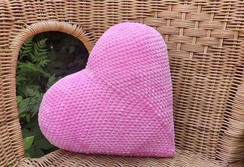 Подушка розовое Сердце