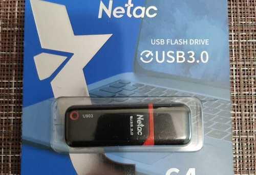 Флешка Netac 64GB USB 3.0