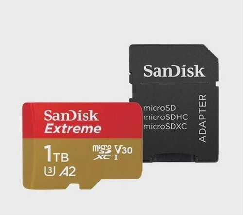 Карта памяти microSD SanDisk Extreme 1 Tb оригинал