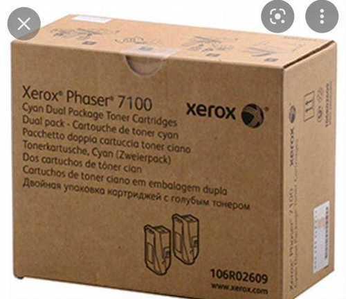 Картриджи xerox 106r02609