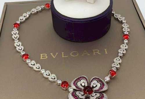 Колье Bvlgari Золото Цирконы