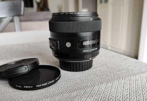 Sigma AF 30mm f/1.4 Art (Nikon F) + светофильтры