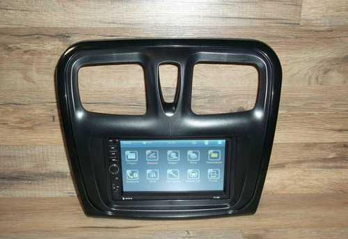 Магнитола 2DIN Renault Logan 2 Bluetooth