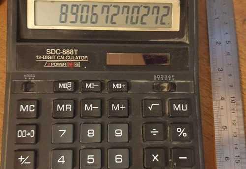 Главный Бухгалтерский калькулятор Citizen SDC-888t
