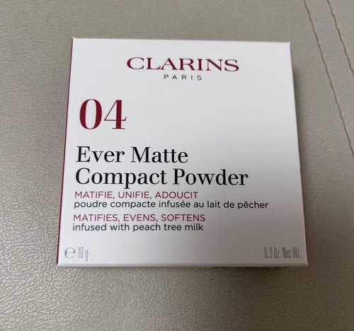 Пудра Clarins Ever Matte Powder,04 Medium новая