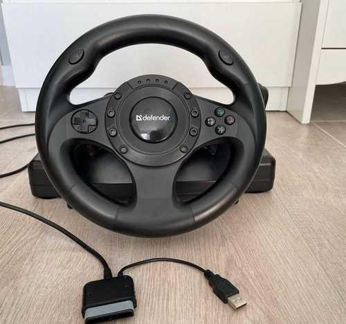 Игровой руль defender forsage drift gt