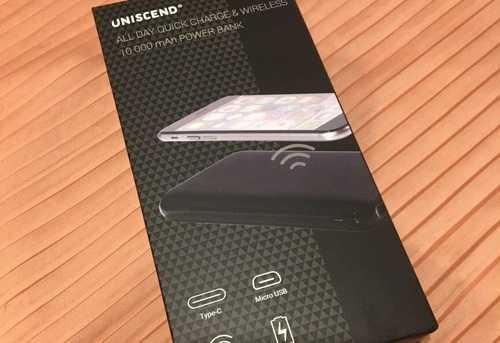 Новый пауэрбанк 10000 mAh Uniscend