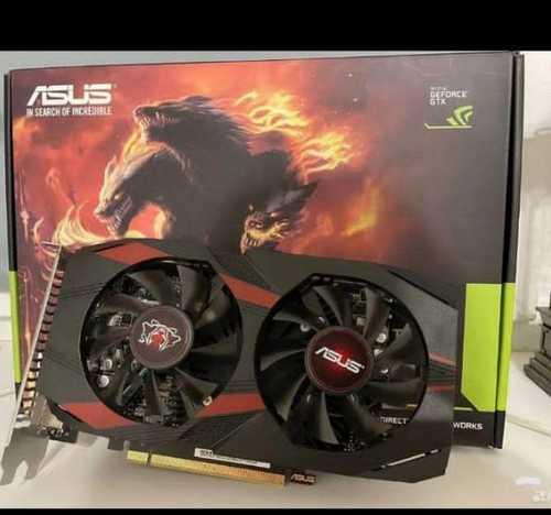 Geforce GTX 1050 ti. 4гб. Asus