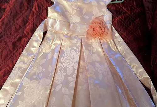 Платье и накидка для девочки 110-122