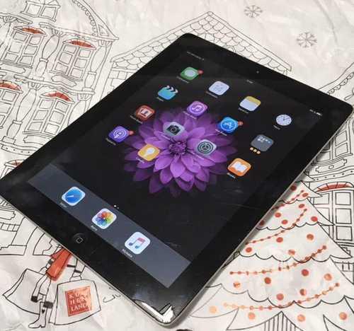 iPad 2 16gb wifi 3g с угла бито стекло