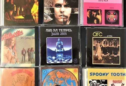 CD-диски разных стилей: блюз, прогрессив, арт рок