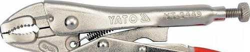 Зажим Yato ручной с фиксатором 125 мм