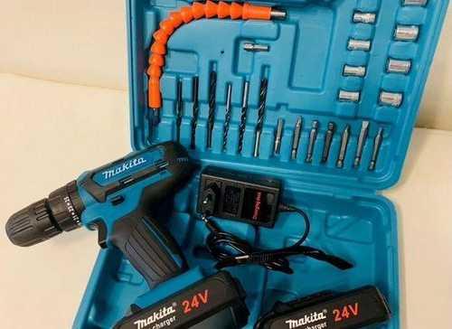 Шуруповерт Makita 24V с набором бит