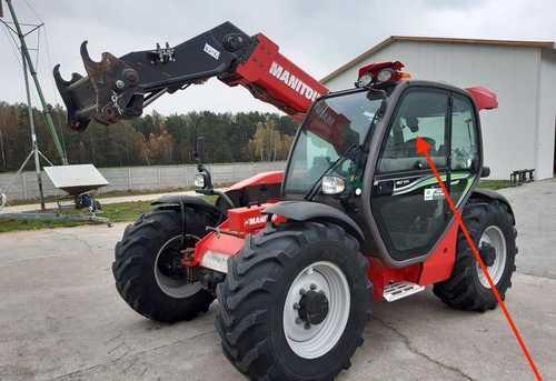 Стекло дверное, верхнее для Manitou MLT 524