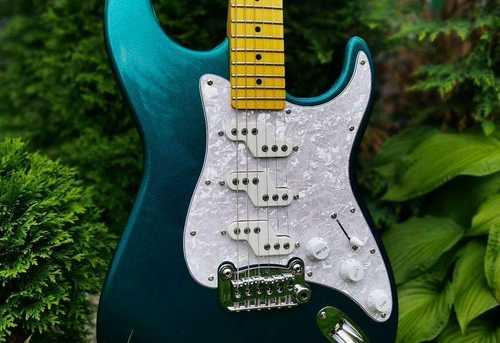 G&L Tribute Comanche MN Emerald Blue Metallic