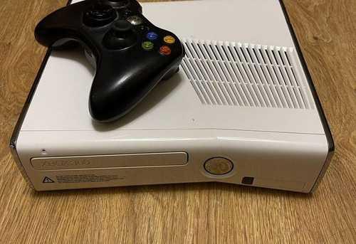Xbox 360 slim white 500gb прошитый + 102 игры