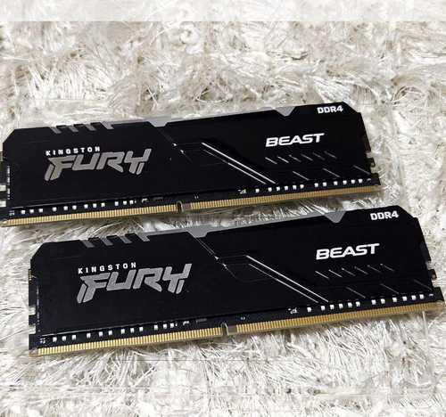 Kingston Fury Beast RGB 16Gb (2x8GB) 2666мгц