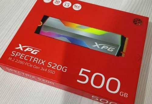 SSD adata XPG spectrix S20G M.2 2280 500 гб