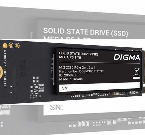 Твердотельный накопитель (SSD) Digma dgsm3001TP53T