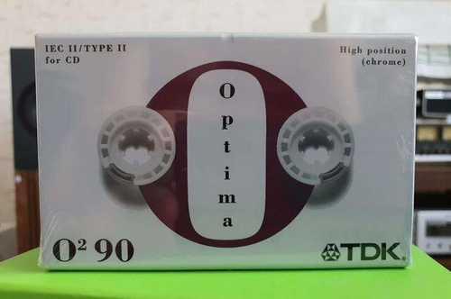 Аудиокассета TDK O2 90 Optima новая