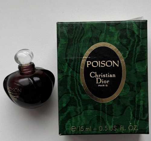 Christian dior poison духи 15 мл винтаж остаток