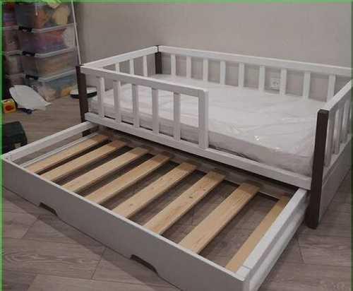 Детская кровать со спальным местом 140 70