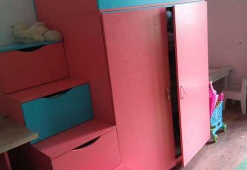 Набор мебели в детскую кровать-чердак