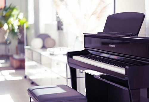 Цифровое пианино Yamaha CLP-775 PE + Аксессуары