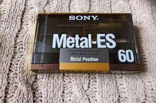 Аудиокассеты sony Metal-ES 60 новые