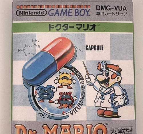 Игра Dr. Maio для Game Boy оригинал