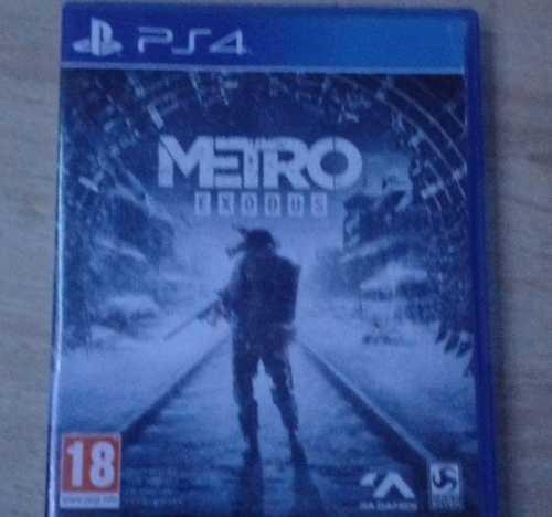 Диск для пс4/пс5 metro exodus