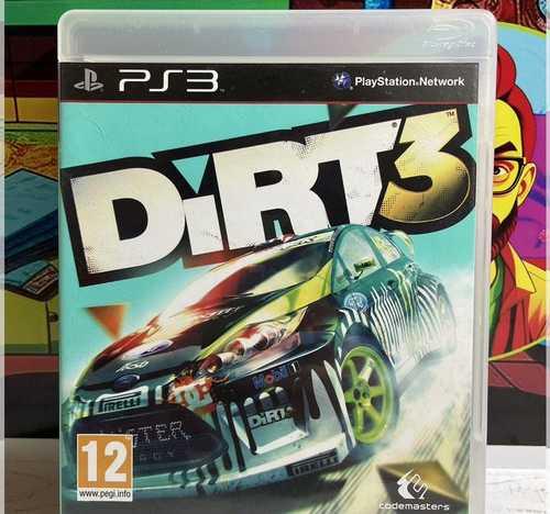 Dirt 3 Дерт 3 Игра PS3 гонки ралли