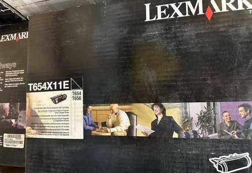 Картридж Lexmark T654X11E, черный