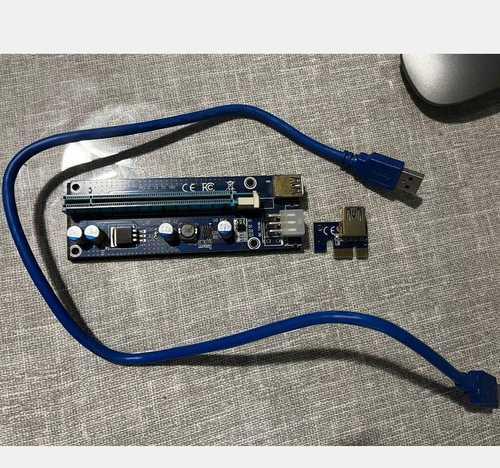 Райзер pci-e 16x 009s