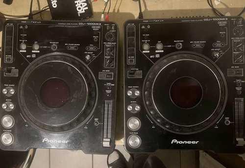 Пара pioneer cdj 1000 mk3