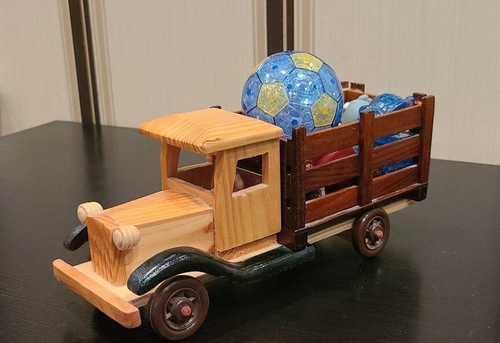 Машина грузовик дерево модель игрушка