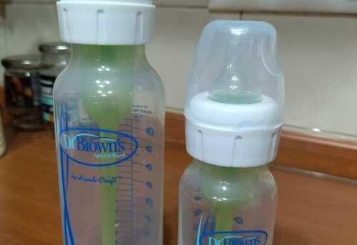 Бутылочки для кормления Dr. Brown и Avent