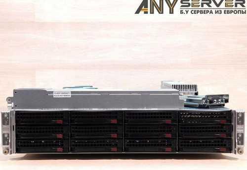 Сервер Supermicro 6028TR 4x E5-2650v4 512Gb 12LFF