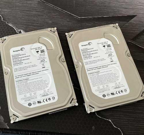 Неисправные Seagate 250gb 2шт