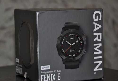 Garmin Fenix 6 Sapphire (новые, запечатанные)