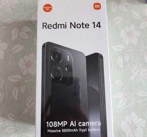 Xiaomi Redmi Note 14 4G, 6/128 ГБ