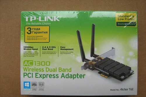 Wi-Fi адаптер PCI-E TP-Link AC1300 / Asus N300