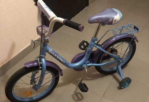 Детский велосипед для девочки maxpro