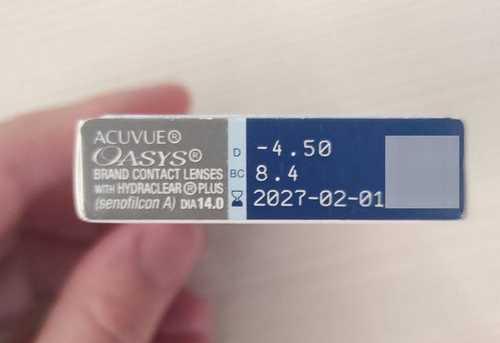 Линзы контактные acuvue oasys двухнедельные