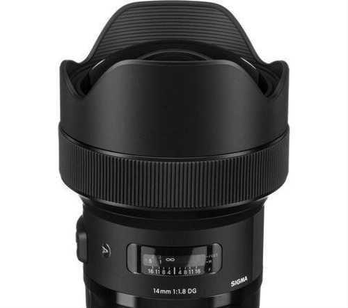 Объектив Sigma AF 14mm f/1.8 DG HSM Art Canon EF Н