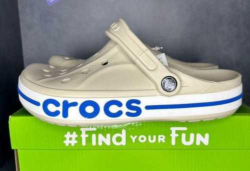 Тапки женские Crocs (бежевые)