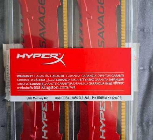 Kingston hyperx savage ddr3 1866