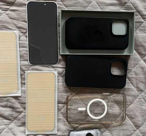 Чехлы+стекла iPhone 14 ProMax