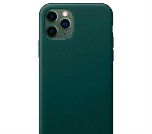 Чехол Leather Case для iPhone 11 (5), зеленый